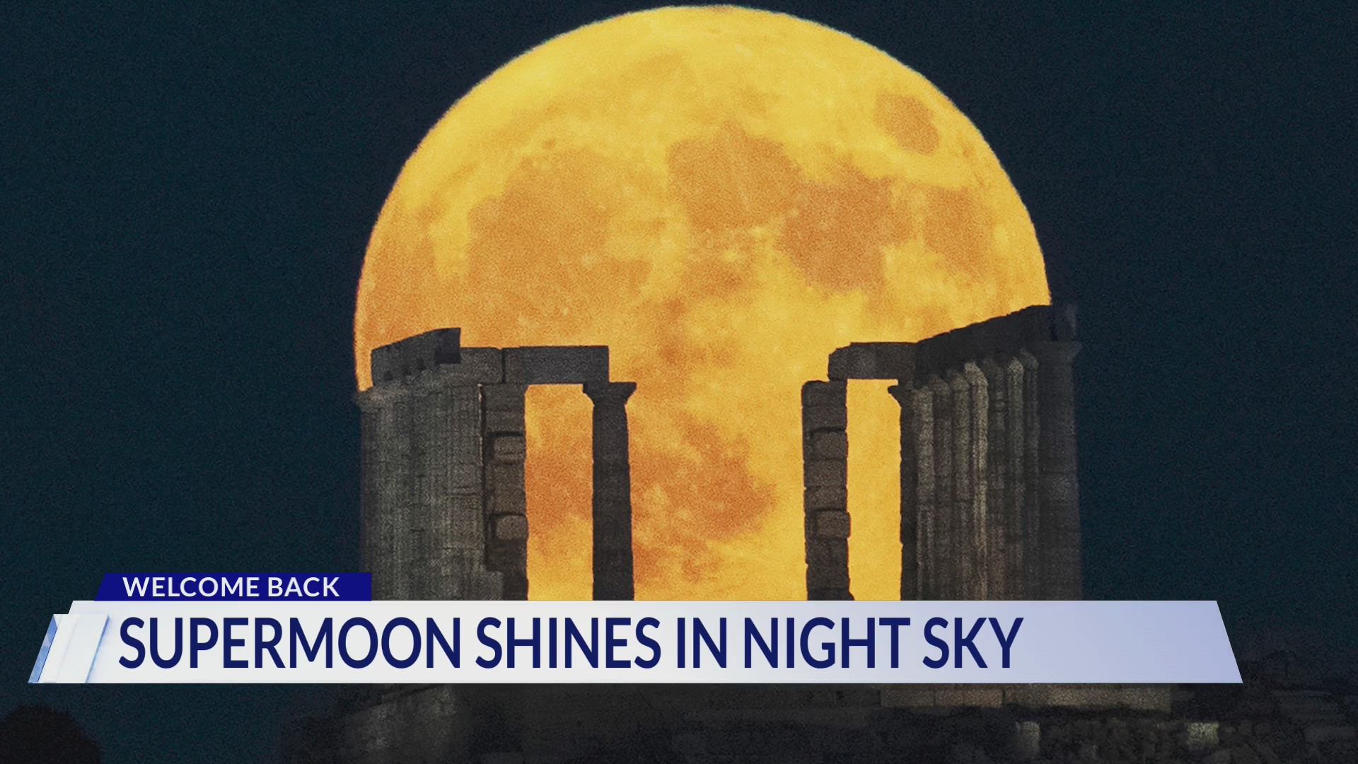 Supermoon shines in the night sky – DC News Now | DC, Virginia ...