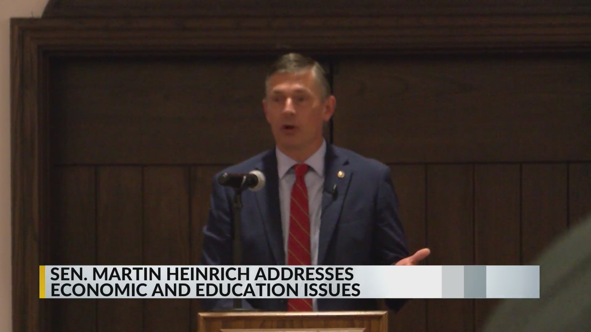 Senator Heinrich speaks on New Mexico’s economic and education issues ...