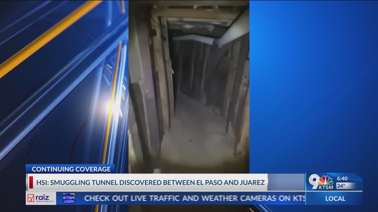 Look inside tunnel connecting El Paso, Juarez – BorderReport