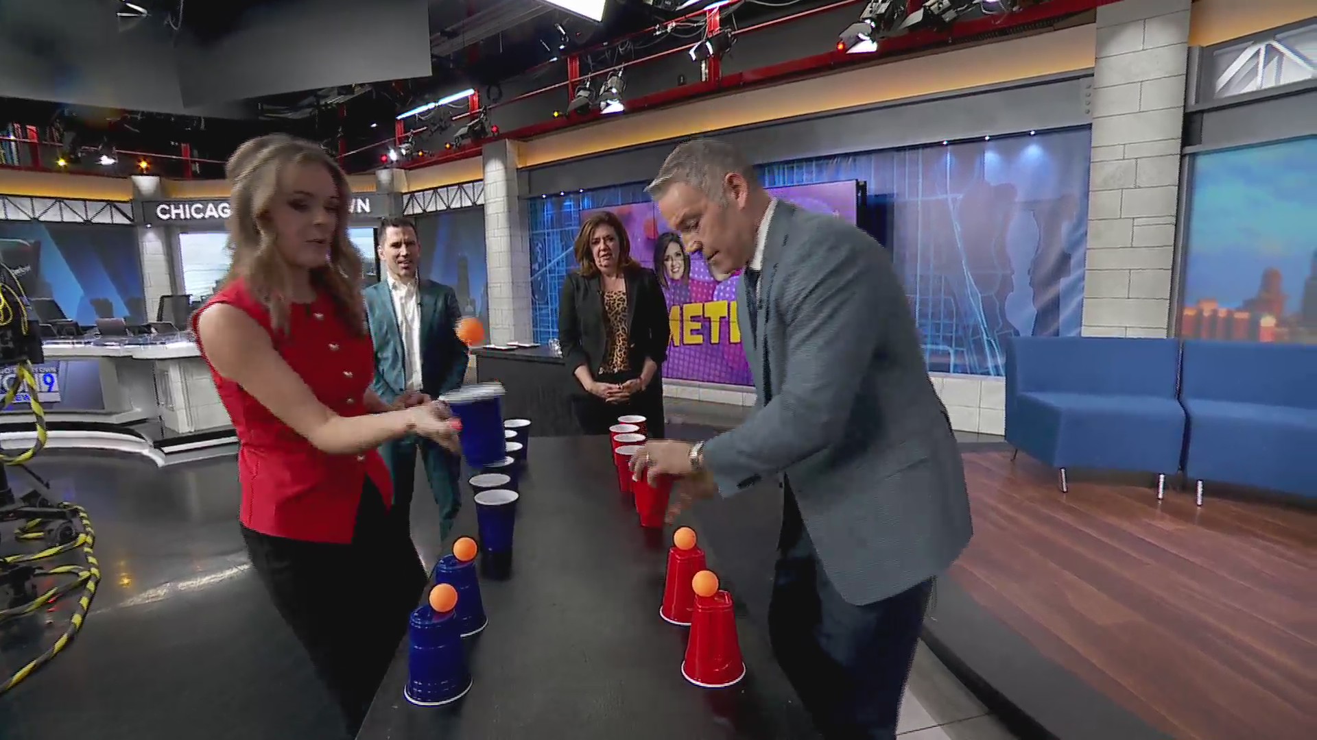 WGN Morning News team challenge each other in new ‘Gametime’ segment ...
