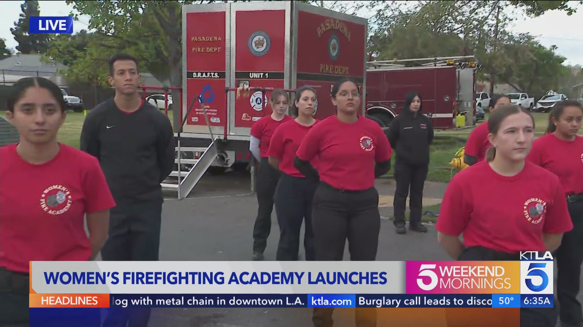 Women take center stage in Southern California fire academy – KTLA