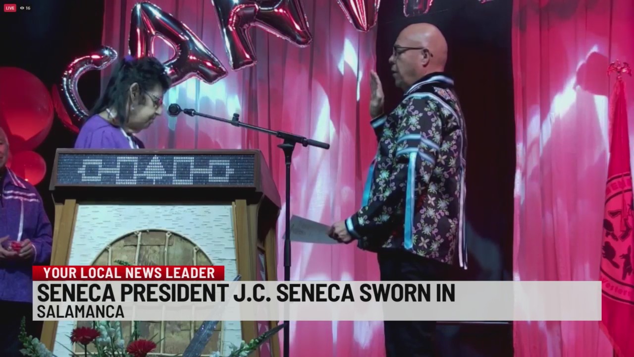 Seneca Nation President J.C. Seneca sworn in to office – News 4 Buffalo