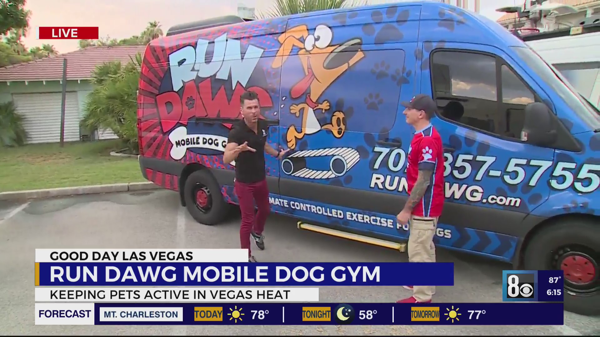 Mobile dog gym keeps paws off hot pavement during Las Vegas summers – KLAS