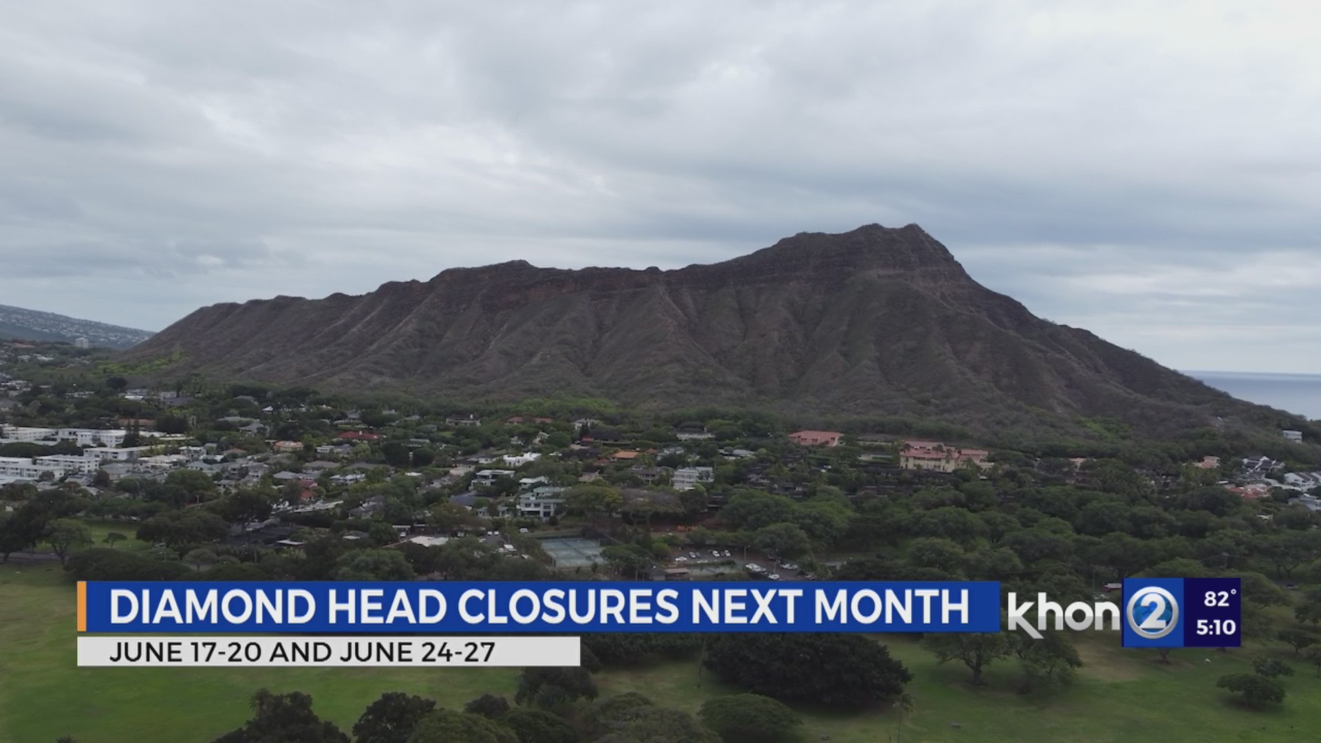 Diamond Head closures next month for rockfall mitigation – KHON2