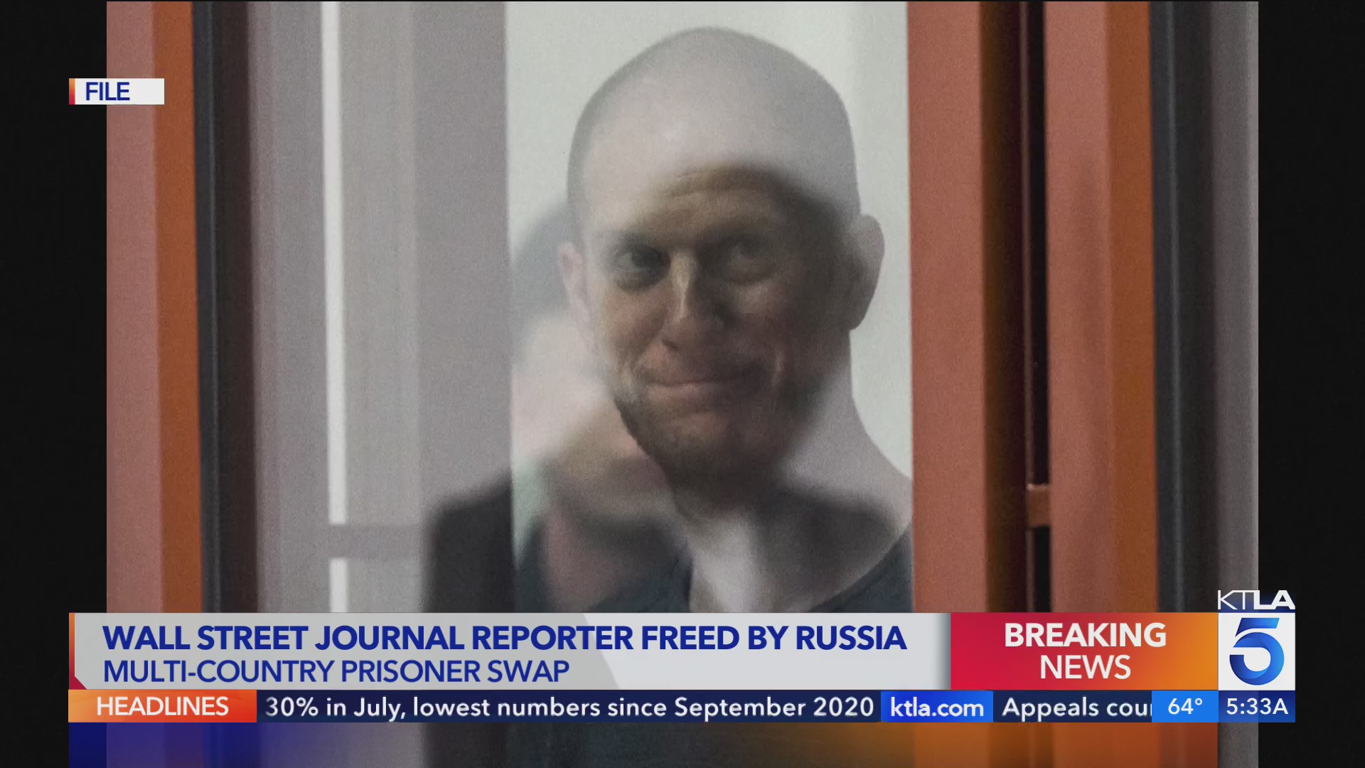 Wall Street Journal reporter freed by Russia in prisoner swap – KTLA