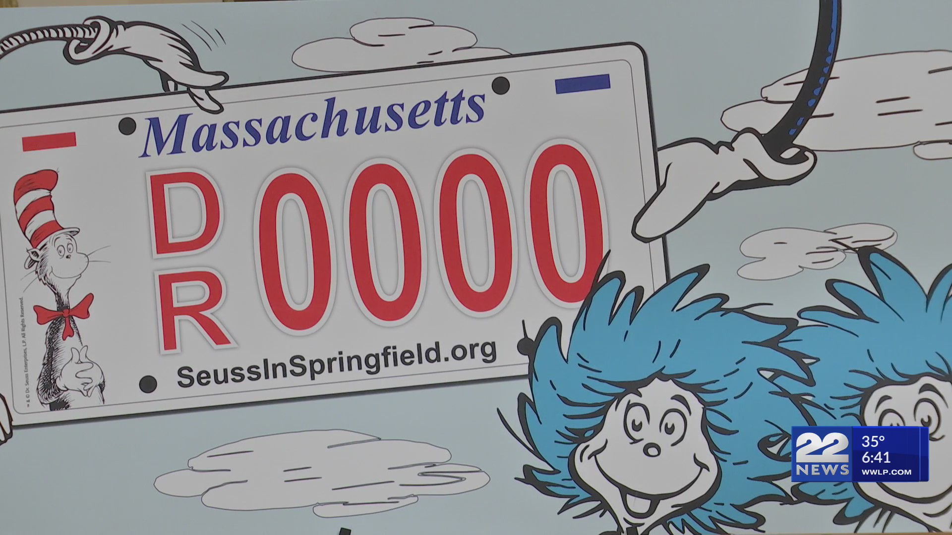 Auction begins in Springfield for specialty Dr. Seuss license plates – WWLP