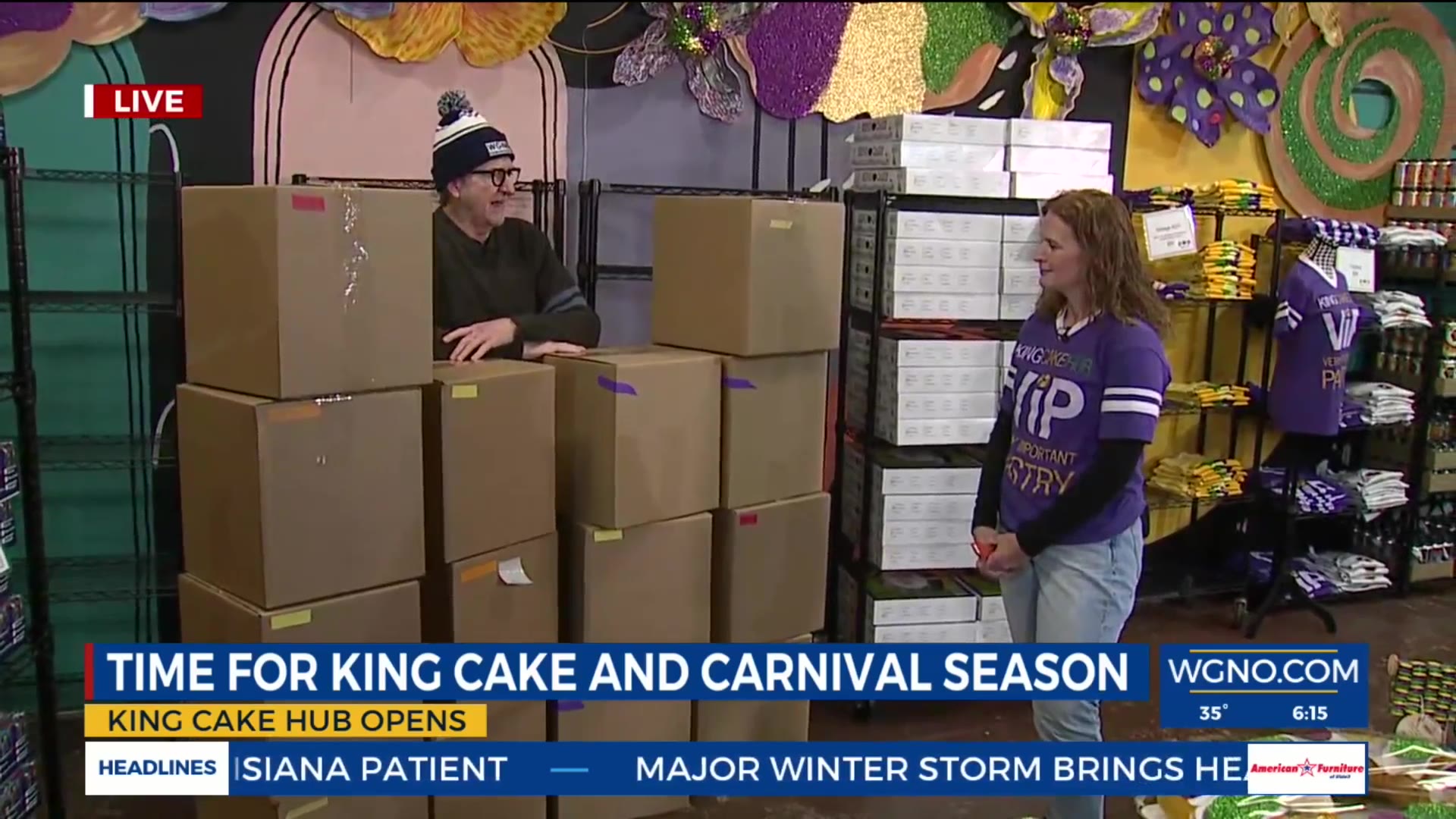 King Cake Hub opens for Carnival Season – WGNO