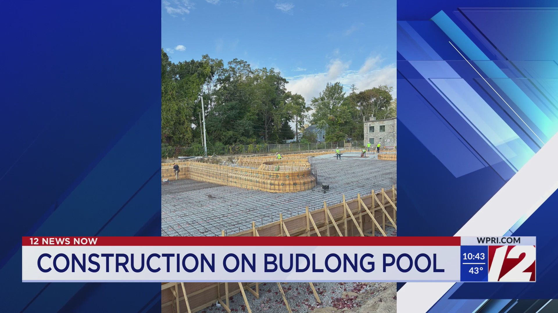 Construction progresses on Budlong Pool in Cranston – WPRI.com