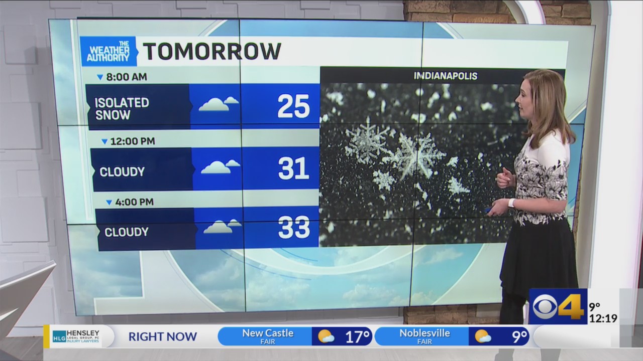A few snow showers early Thursday – Fox 59