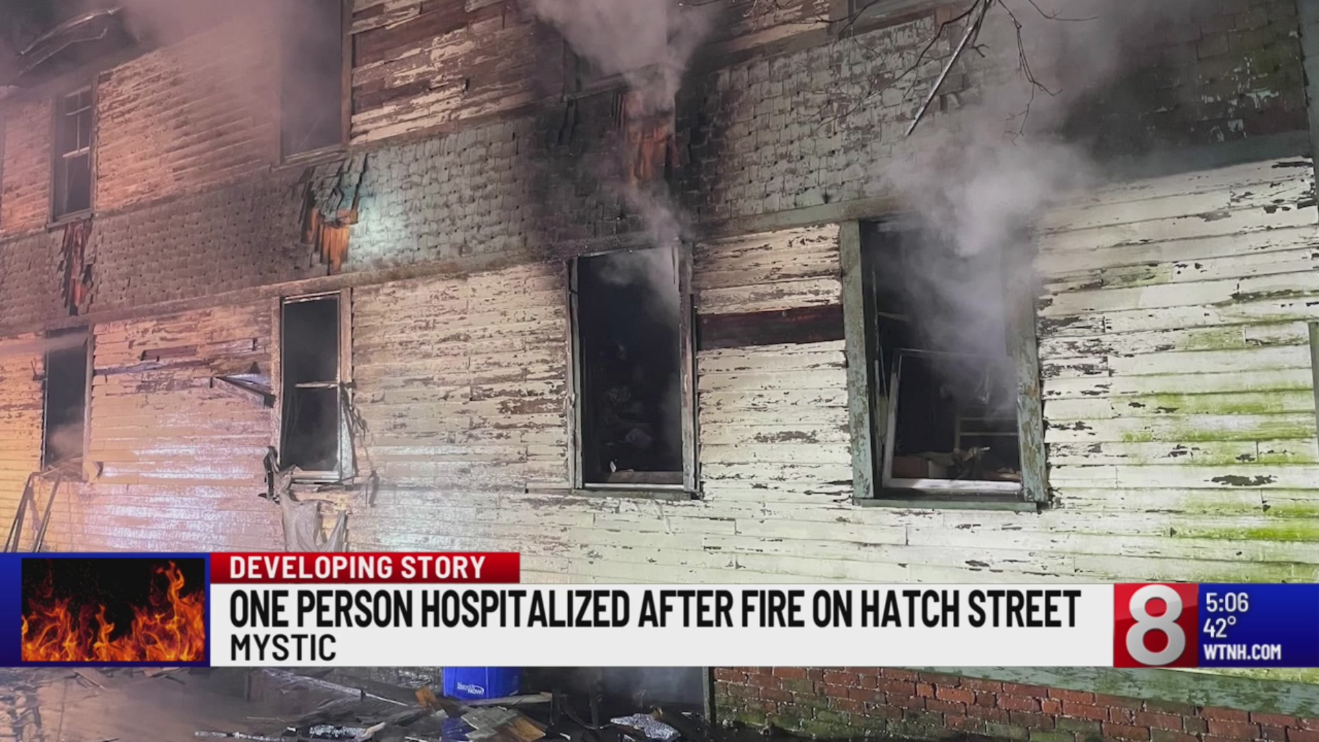 Person taken to the hospital for evaluation after structure fire in ...
