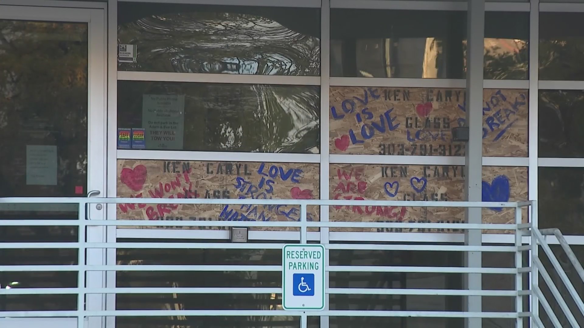 Video captures an alleged suspect throwing rocks at The Center on ...