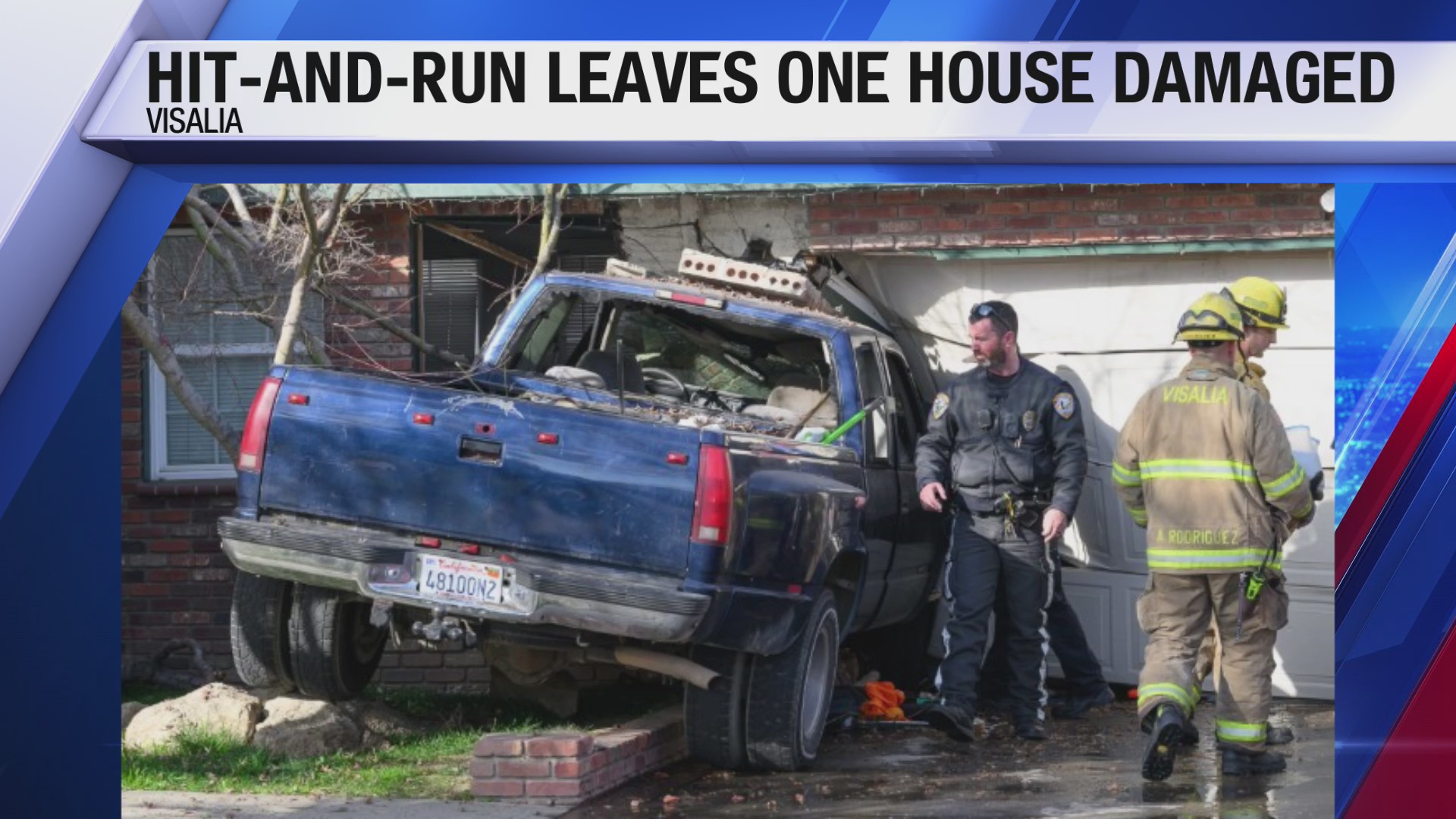 Hit-and-run into Visalia home causes ‘significant damage’, police say ...