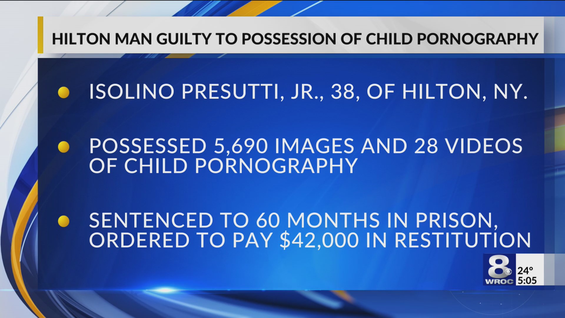 Hilton man headed to prison after admitting he owned graphic child ...