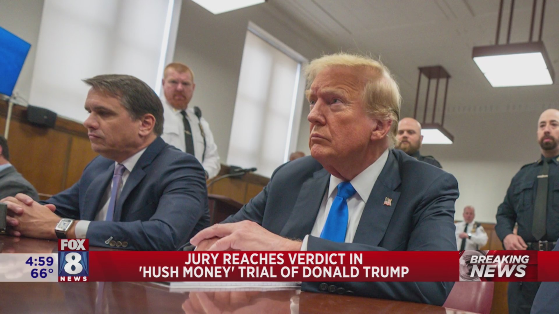 Trump trial: Jury announces that it has reached a verdict – Fox 8 ...
