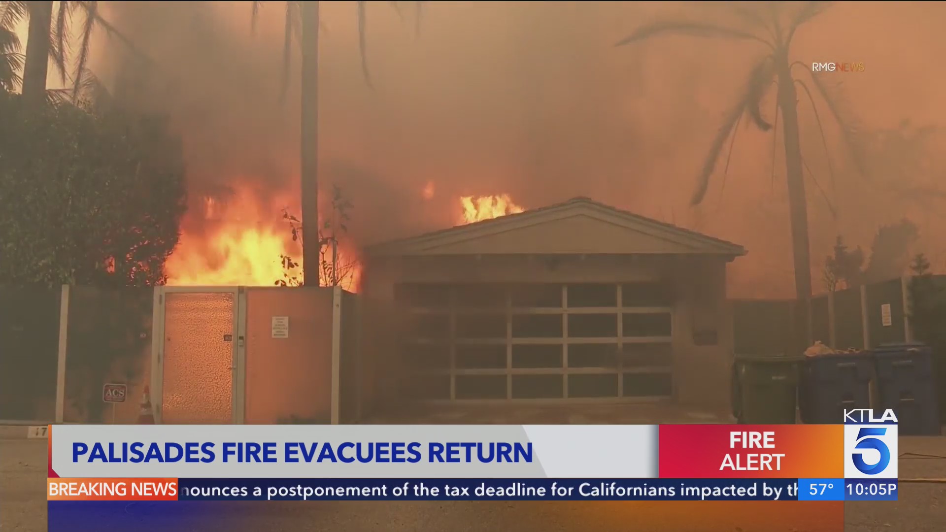 KTLA Team Coverage 11 p.m. – Palisades, Eaton Fires grow as crews ...