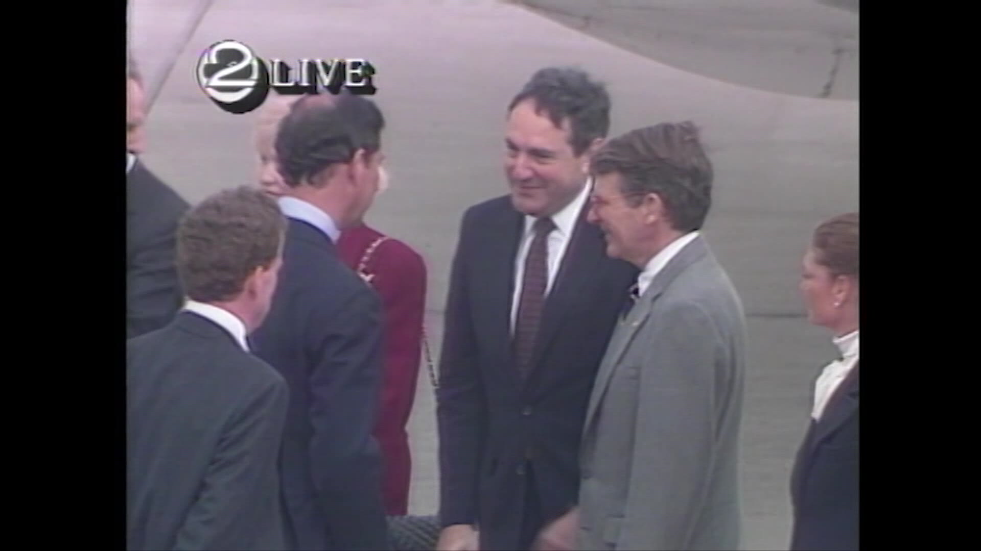 ARCHIVE: News 2 special report – Prince Charles arrives at Charleston ...