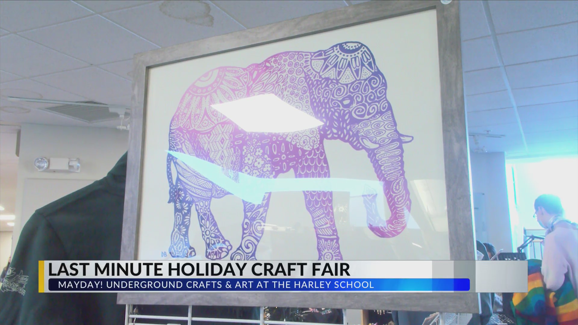 Crafts to make you smile: Shoppers at Harley School browse ‘last minute ...