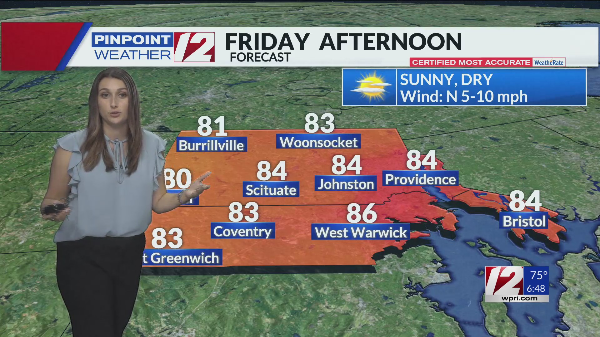 WPRI 12 Weather Forecast 7/25/24 – WPRI.com