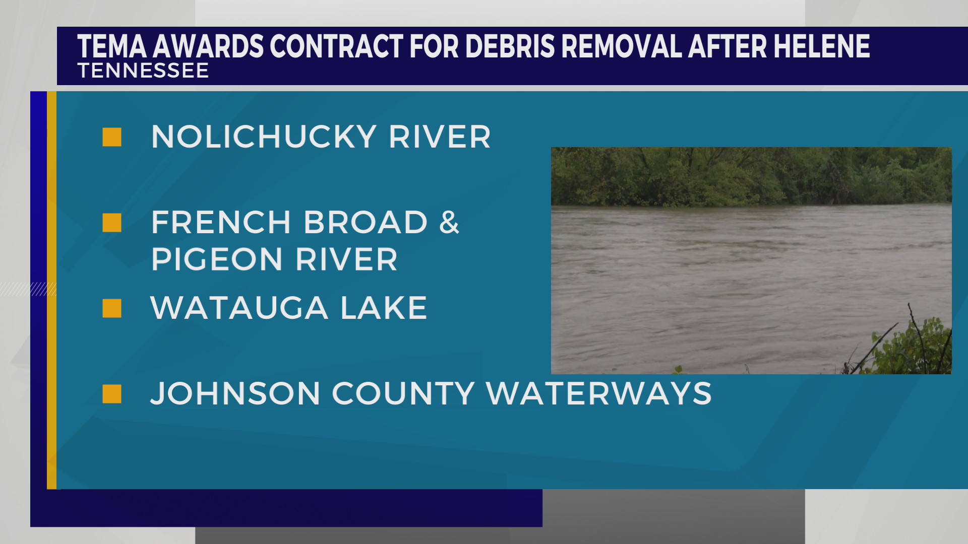 TEMA: Debris removal from Northeast TN waterways will take months ...