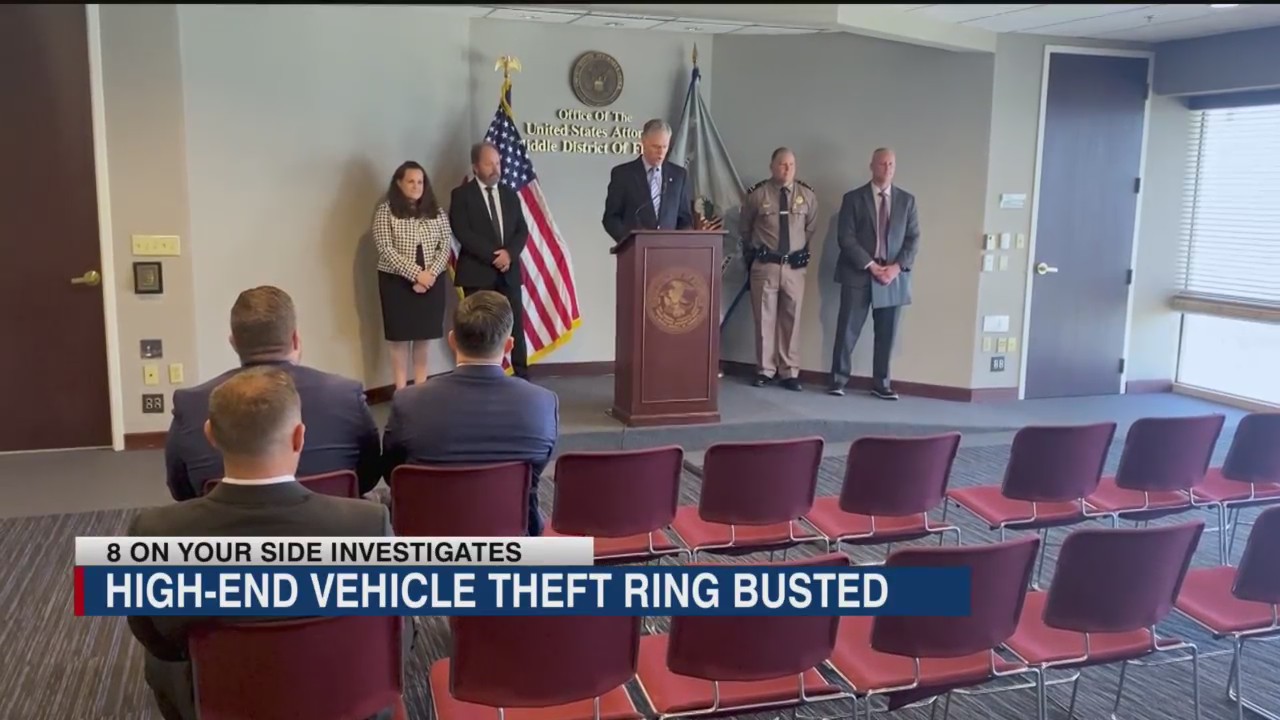 High-end auto theft ring busted, eight arrested – WFLA