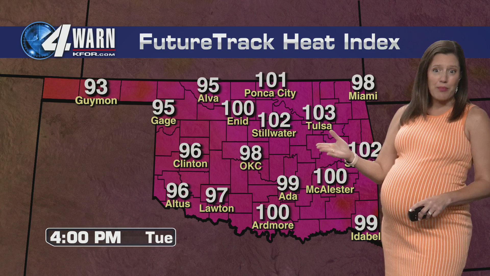Emily Sutton details the heat and humidity headed our way this week! (6 ...