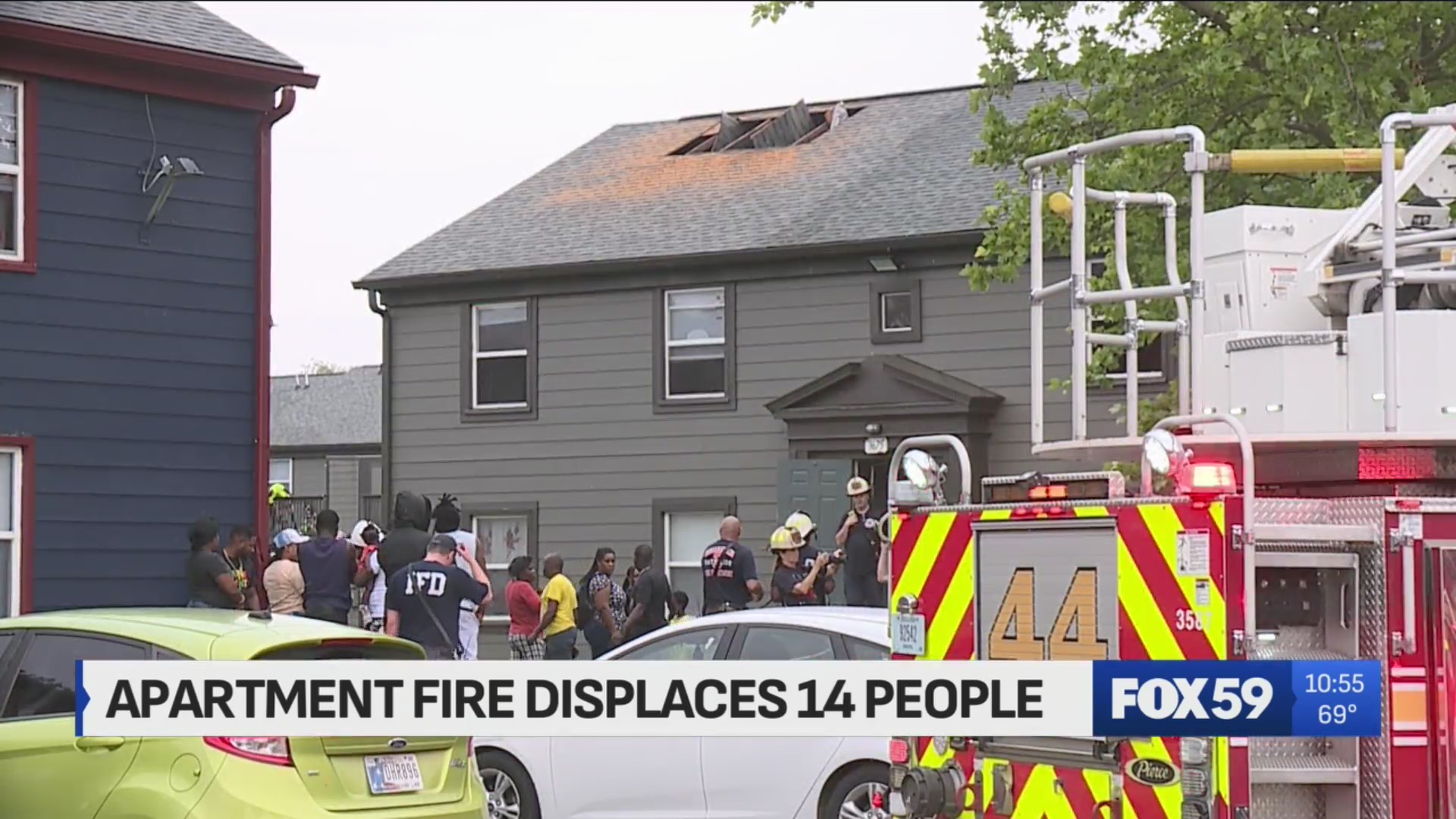 14 displaced after apartment fire breaks out on far east side of ...
