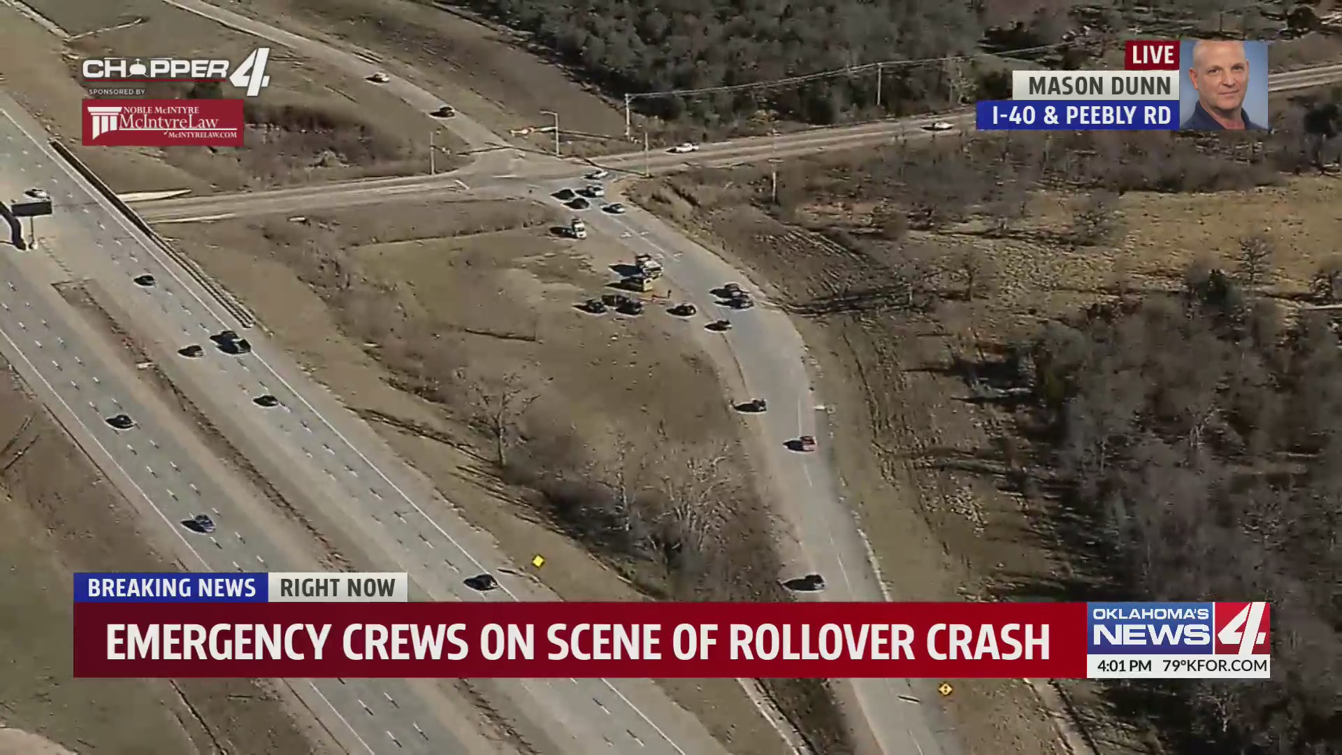 Emergency crews on scene of rollover crash – KFOR.com Oklahoma City
