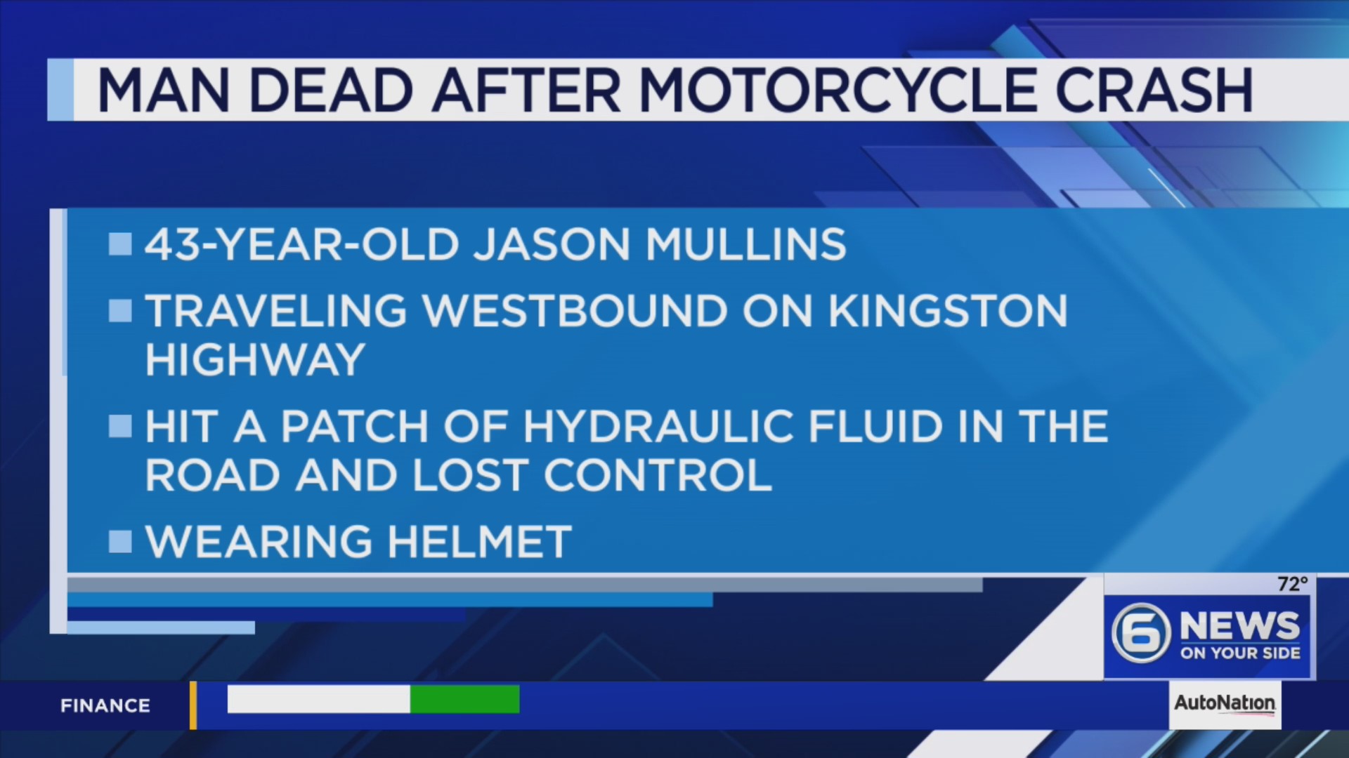 THP: Hydraulic fluid on roadway caused fatal motorcycle crash in Roane ...