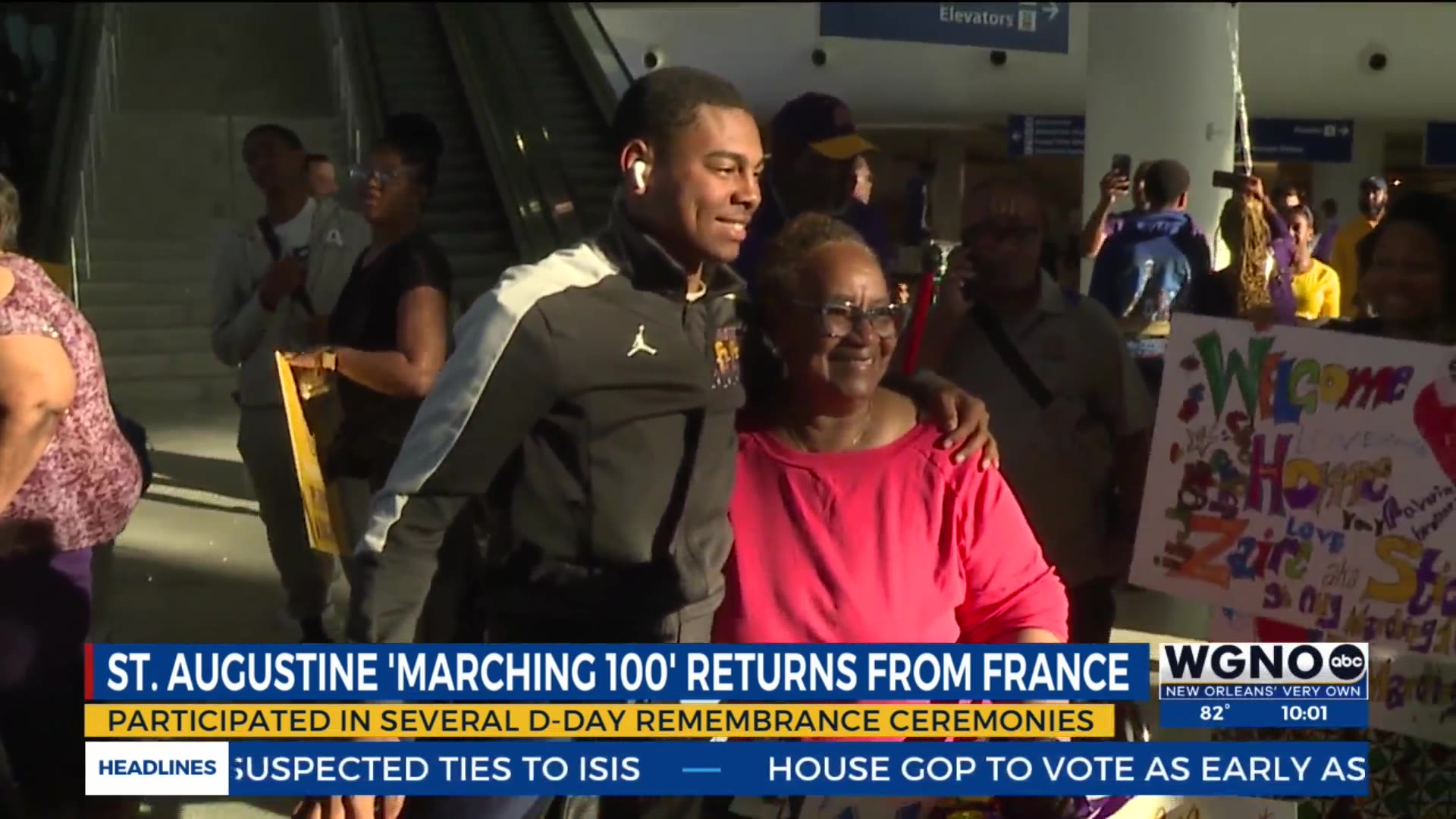 St. Aug ‘Marching 100’ returns to New Orleans after performance in ...