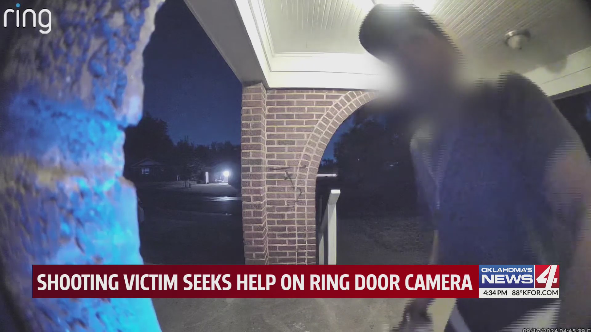 Shooting victim seeks help on Ring door camera – KFOR.com Oklahoma City