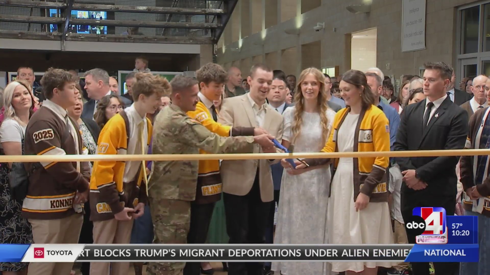 Davis High unveils new military memorial wall – ABC4 Utah