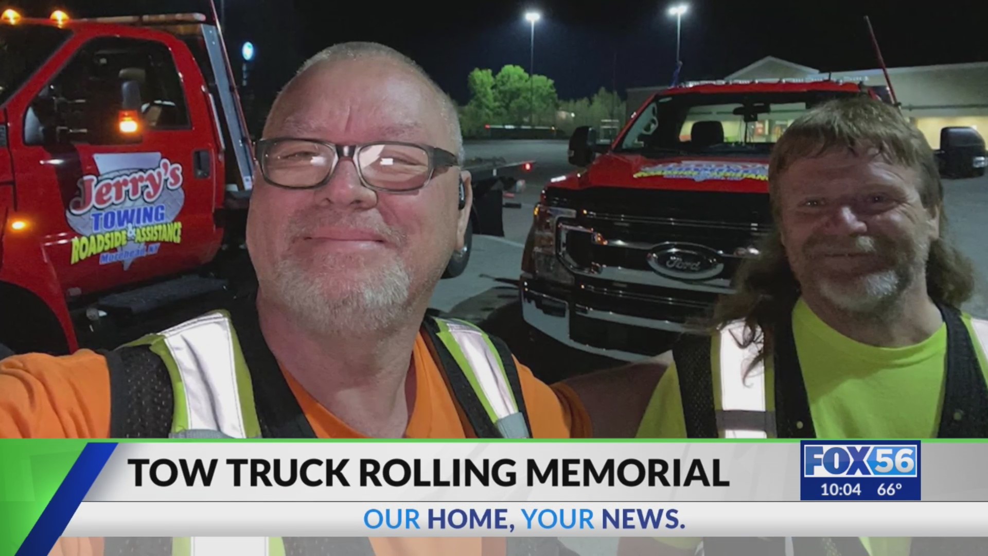 Rolling memorial held for Kentucky tow trucker who lost his life in the ...