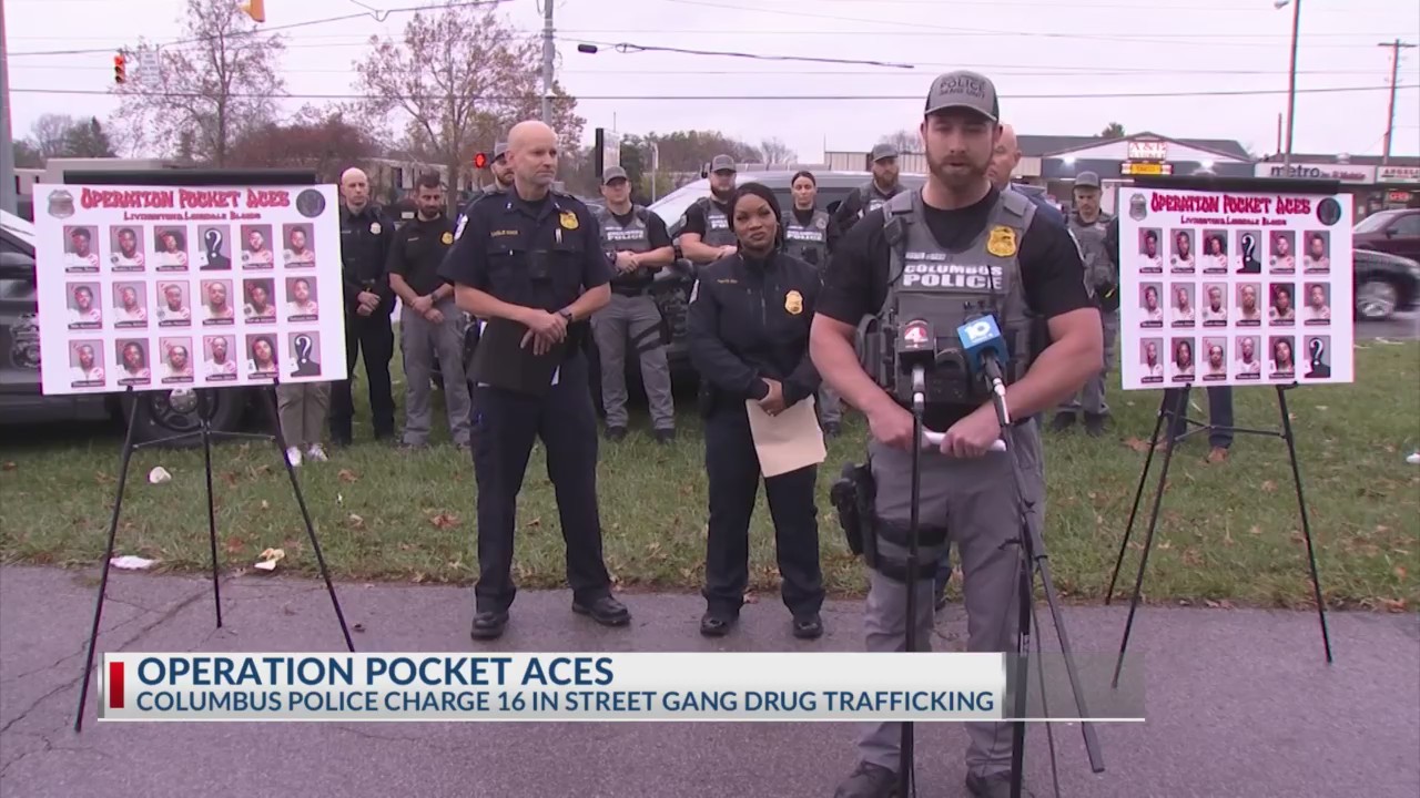 Police arrest 16 in Columbus street gang bust – NBC4 WCMH-TV