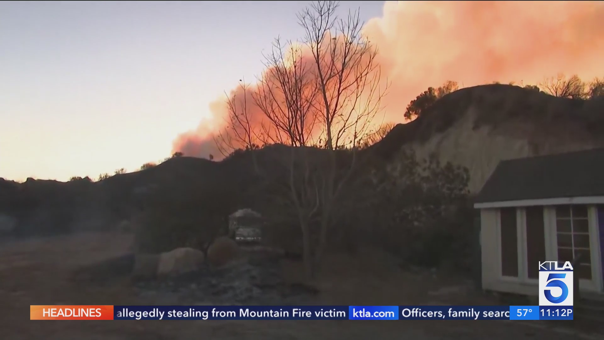 Firefighters make progress on Mountain Fire as winds subside, but ...