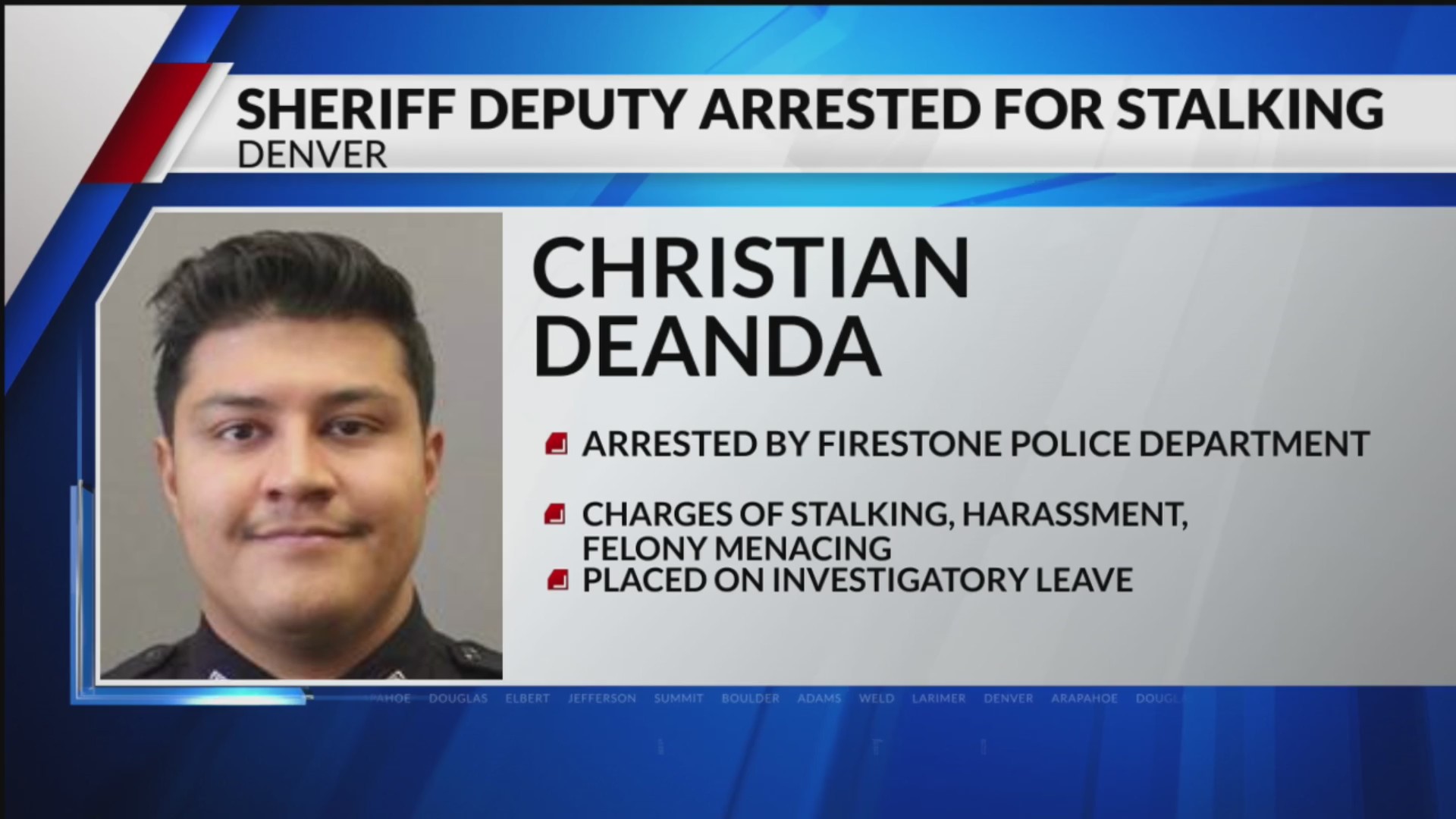 Firestone police arrest Denver deputy for stalking – FOX31 Denver