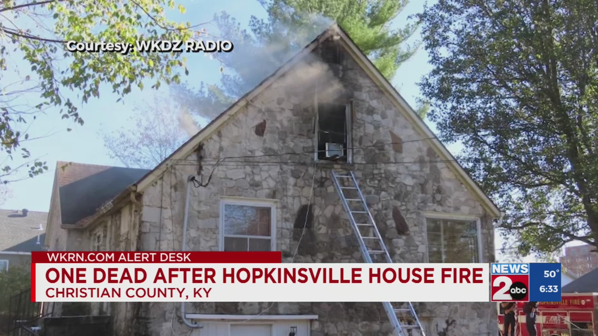 1 dead after Hopkinsville house fire – WKRN News 2