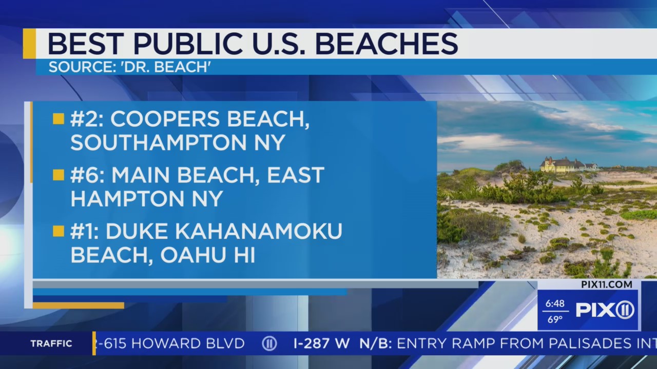 Two NY beaches make list of top 10 best beaches in the US – PIX11