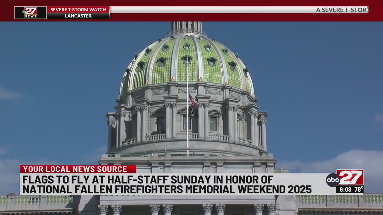 Flags to fly at half-staff Sunday in honor of National Fallen ...
