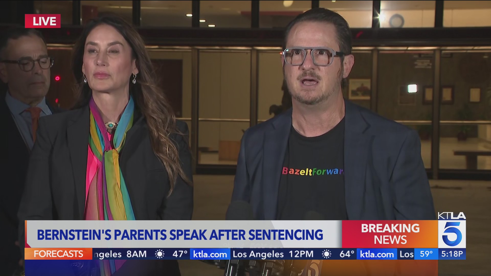 Family of Blaze Bernstein address the media after his killer is ...