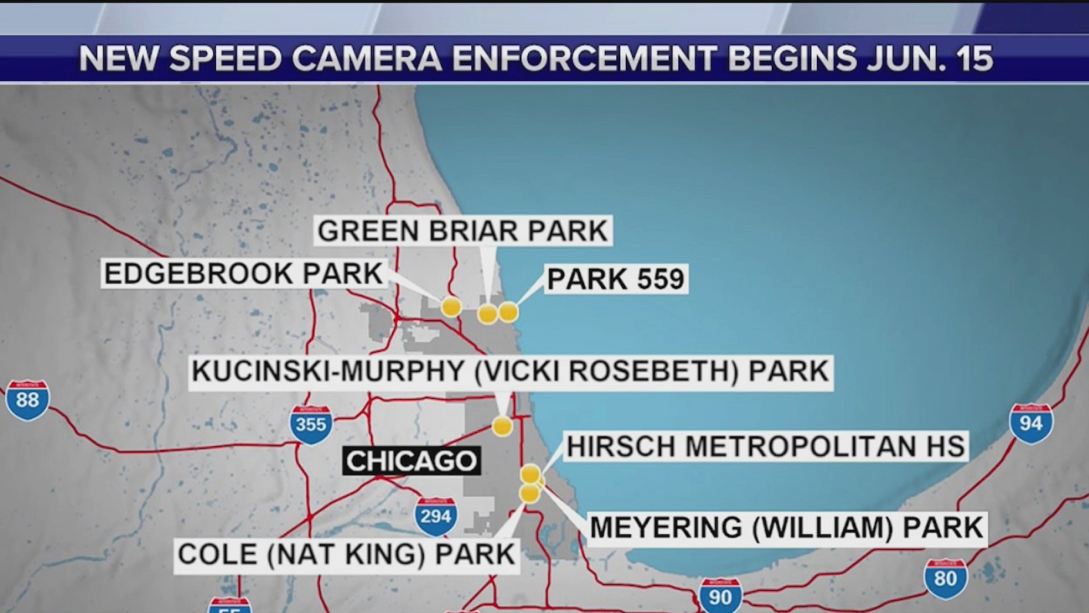 Eleven new speed cameras will begin issuing tickets in June, Here’s ...