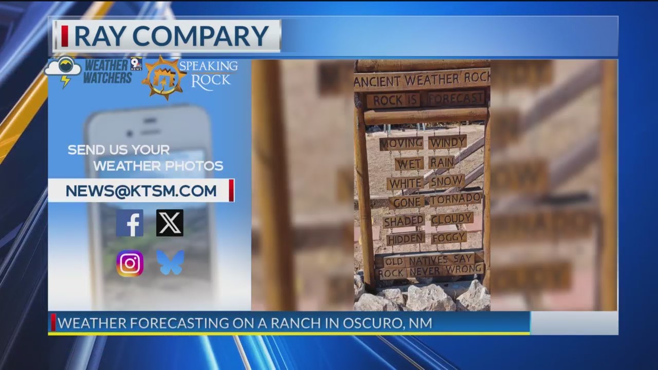 Weather Rock from a Weather Watcher – KTSM 9 News