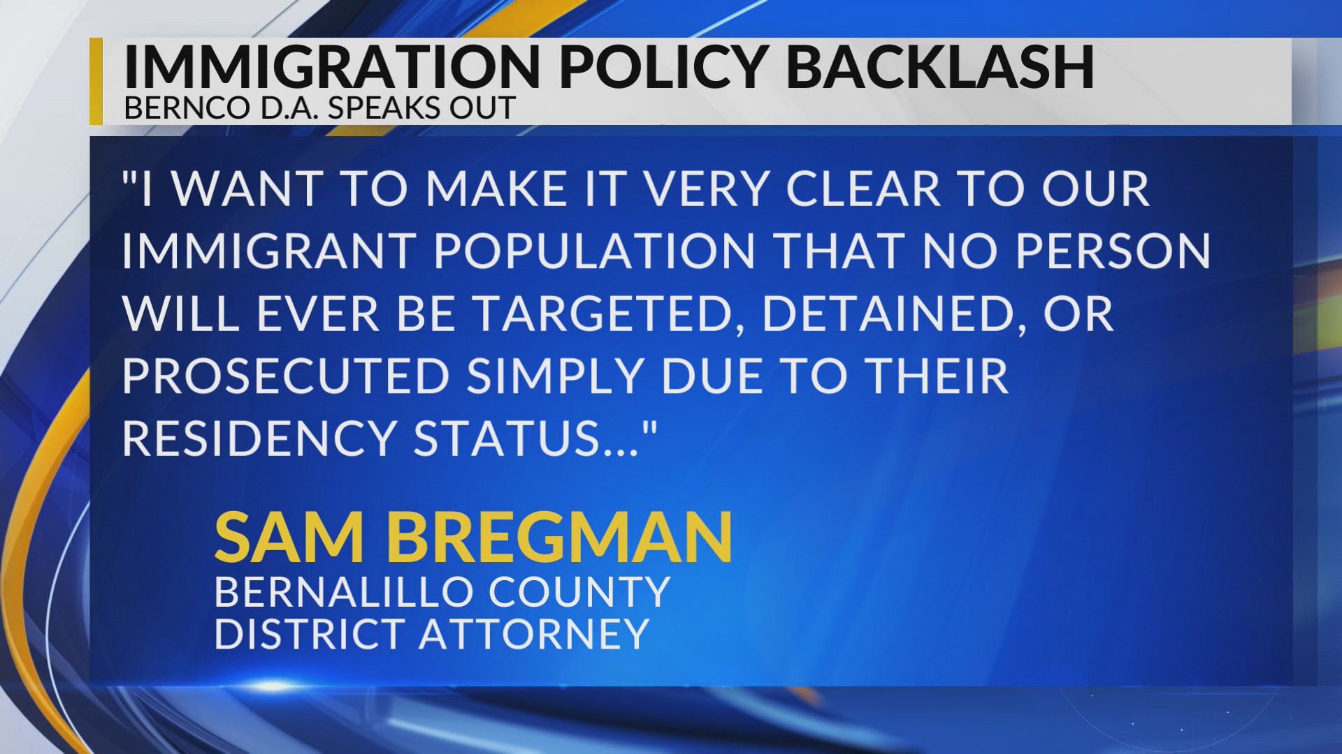 Bernalillo County District Attorney Sam Bregman releases statement on ...