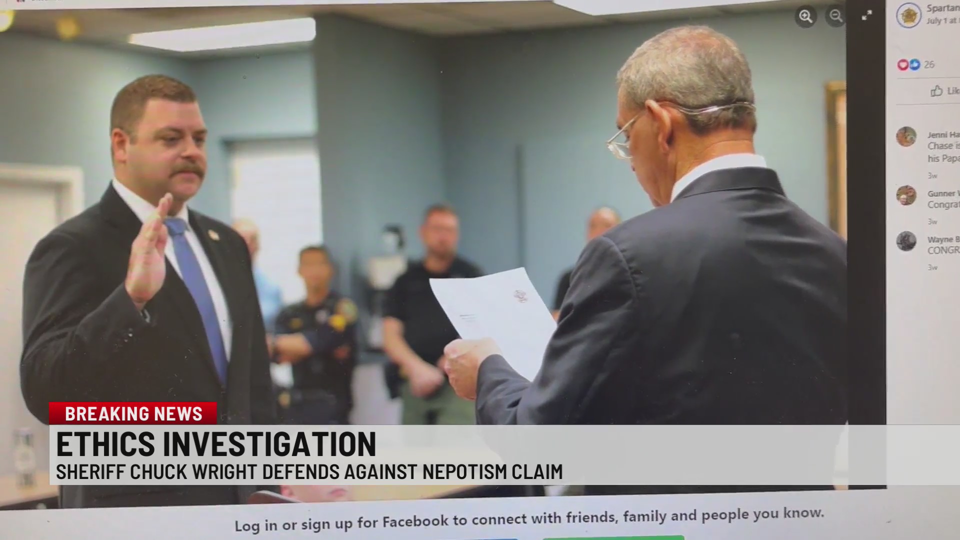 Sheriff Chuck Wright under investigation, defends himself against ...