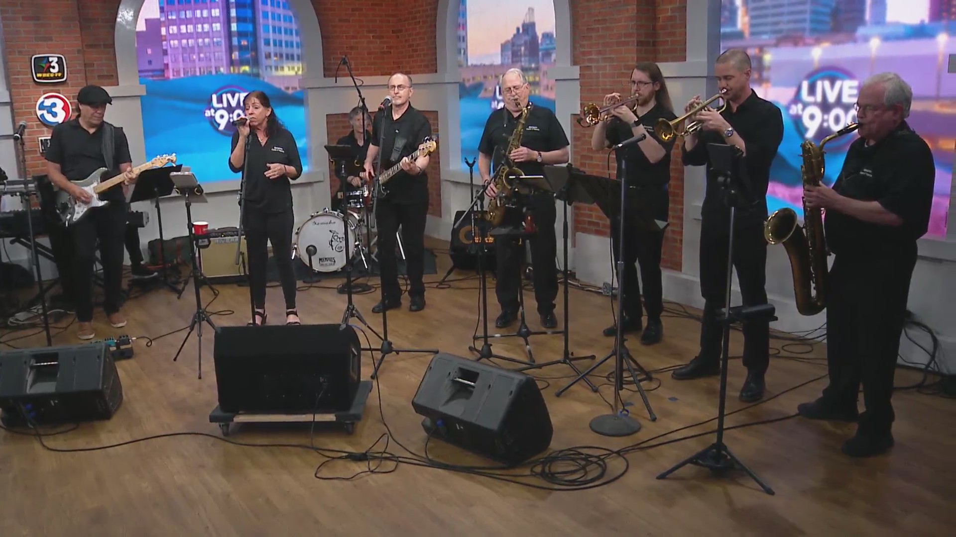 Memphis Funk-N-Horns bring the groove to the Live at 9 studio (Part 2 ...