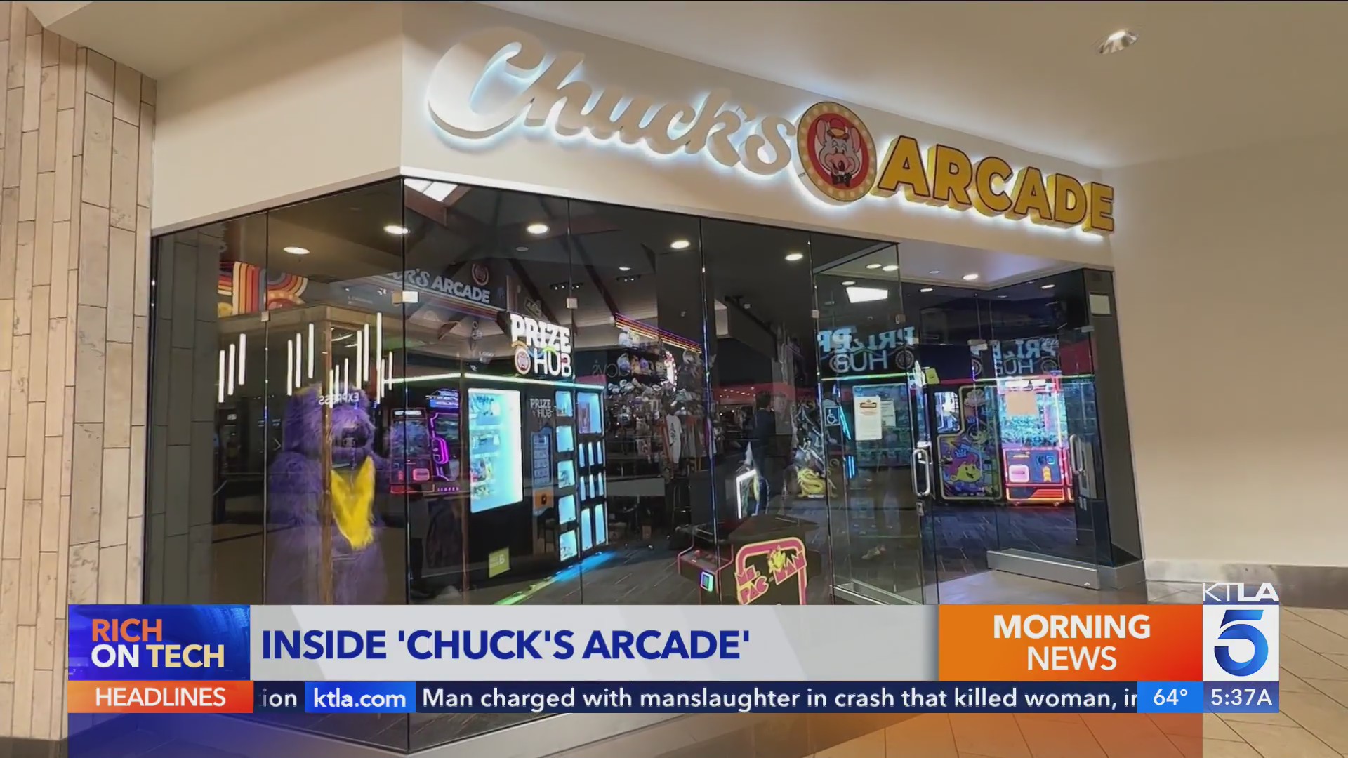 First look inside Chuck’s Arcade in Brea (from Chuck E. Cheese) – KTLA