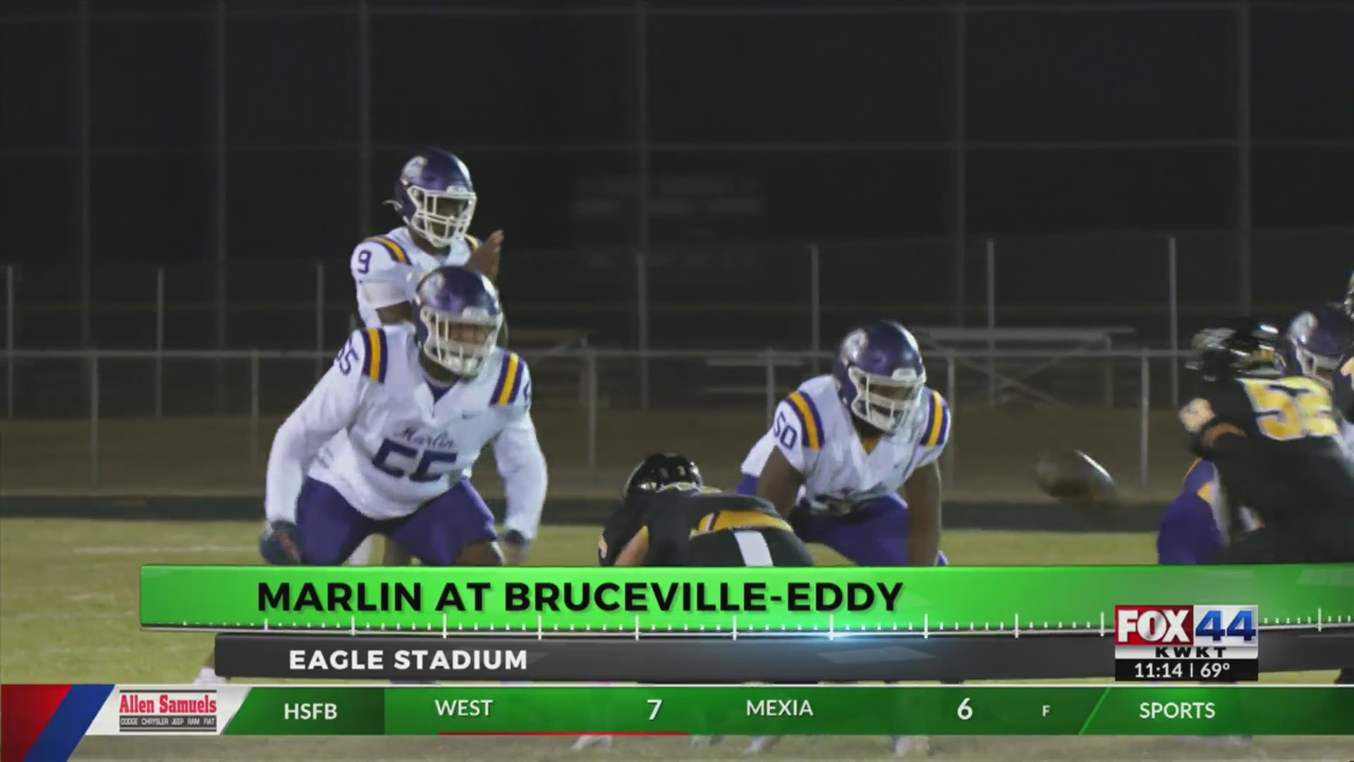 Friday Night Football Fever: Marlin vs. Bruceville-Eddy – KWKT – FOX 44