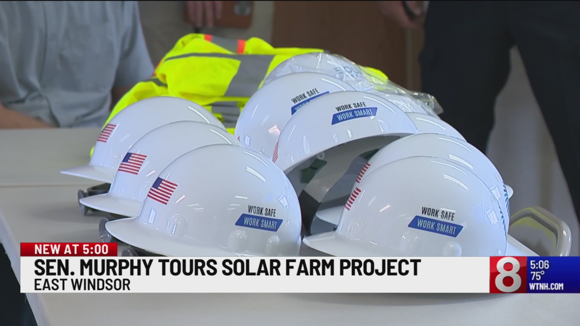Sen. Murphy tours East Windsor solar farm project – WTNH.com