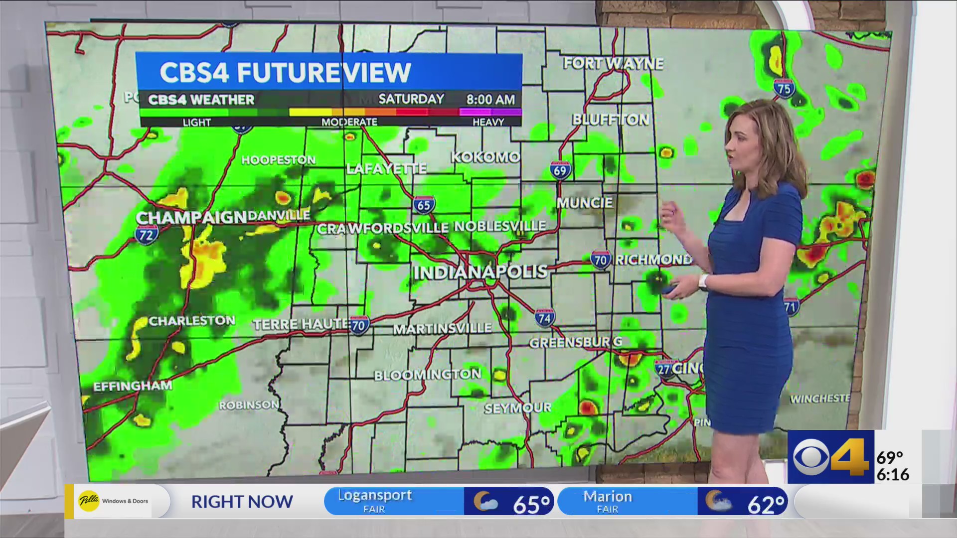 Turning more humid with rising rain chances – WTTV CBS4Indy