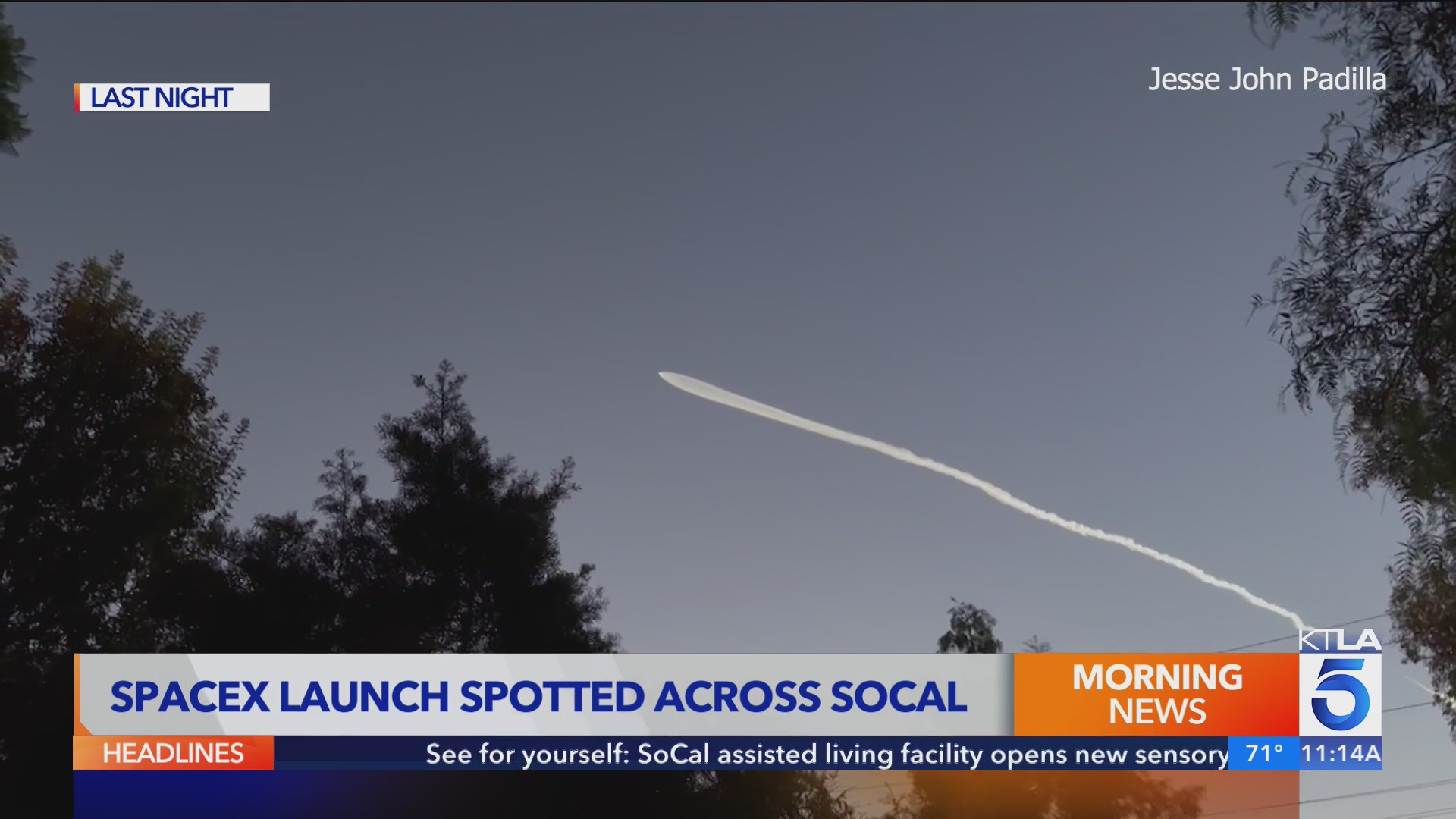 Rocket launch lights up the Southern California sky – KTLA