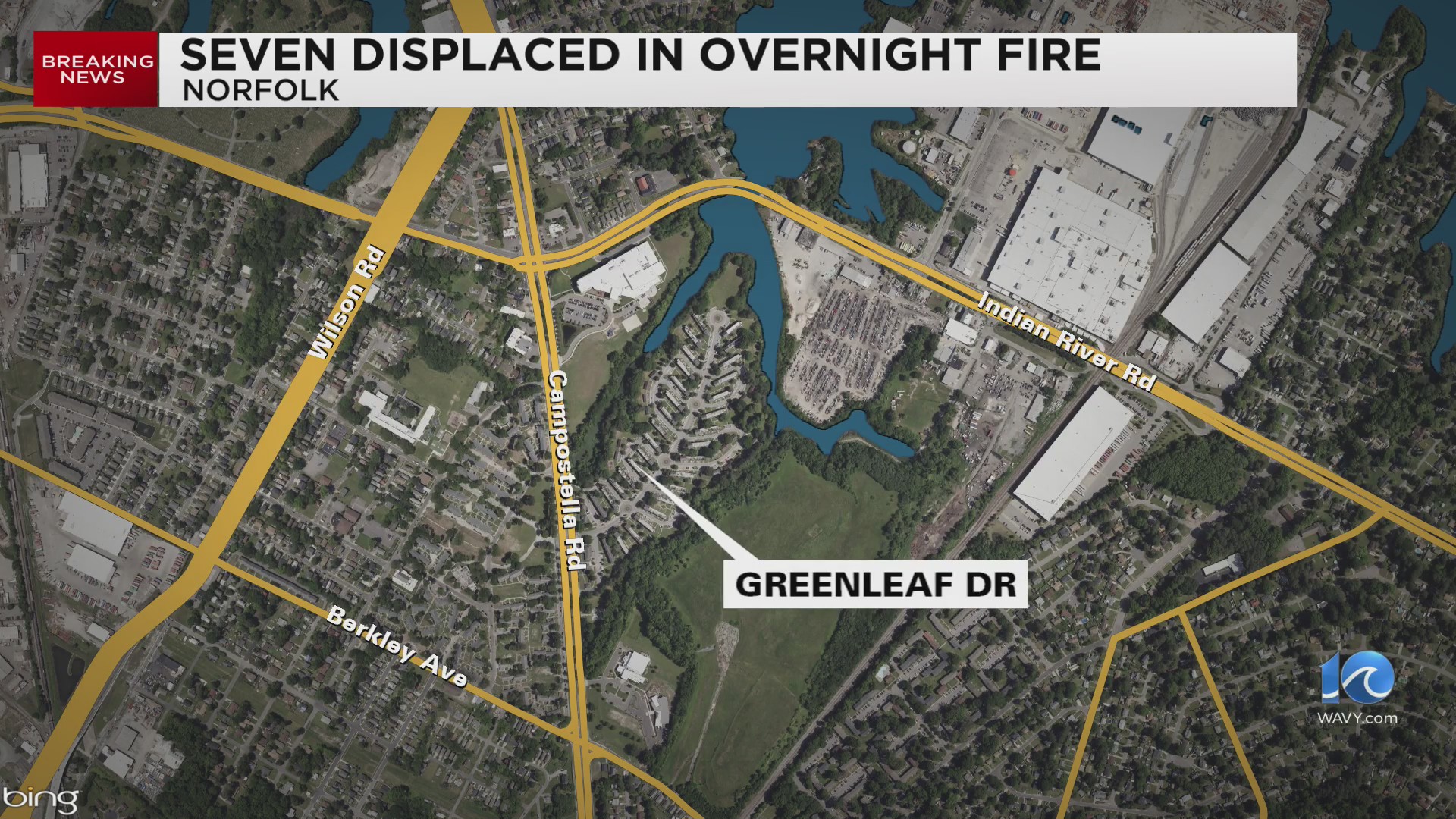1 adult, 6 children displaced after overnight fire Norfolk – WAVY.com